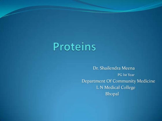 Proteins classification, source, function & RDA | PPTX | Vegetarian Diets | Food & Drink