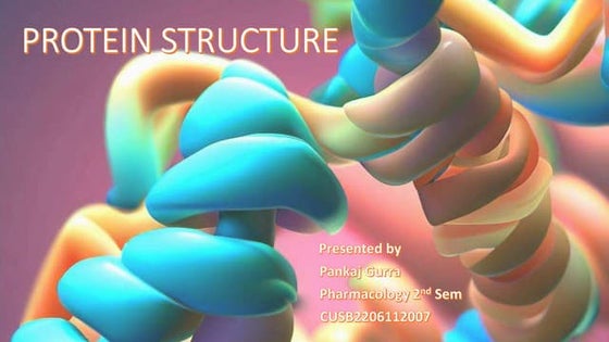 Biochemistry lecture notes proteins | PDF | Chemistry | Science