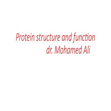 protein structure and protein function.pptx
