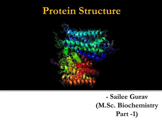 Protein structure | PPT