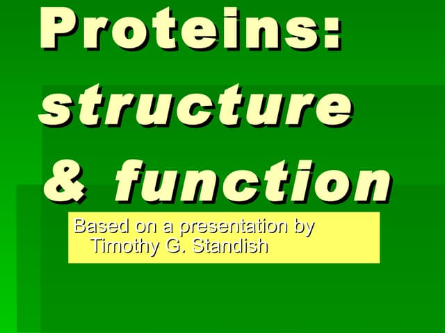 Protein classification | PPT