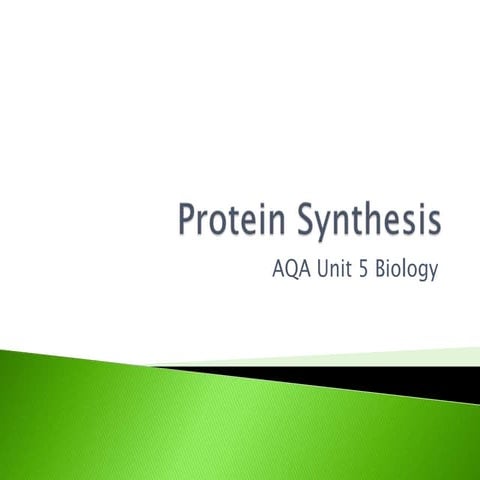Protein syn | PPTX