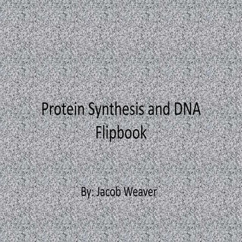 Protein synthesis dna rna flipbook_jw | PPT