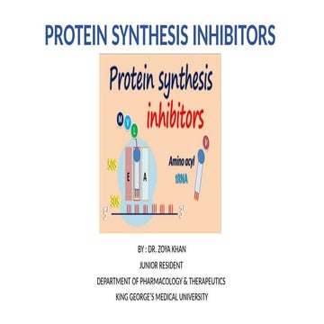 PROTEIN SYNTHESIS INHIBITORS.ANTIMICROBIAL.pptx