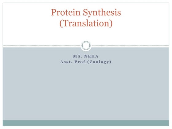 Post transcriptional modification | PPT
