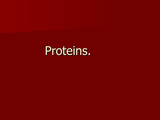 History of Protein Discovery | PPTX | Chemistry | Science
