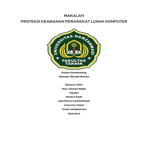 Proteksi keamanan prangkat lunak | PDF