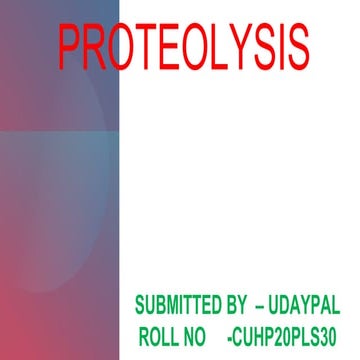 PROTEOLYSIS .pptx