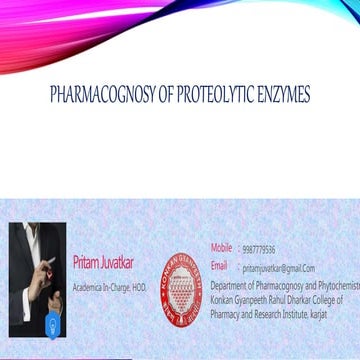 Proteolytic enzyme | PPTX