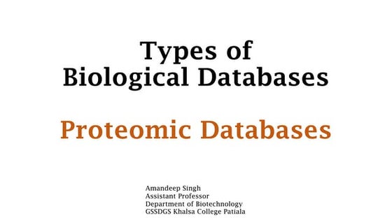 PIR- Protein Information Resource | PPT