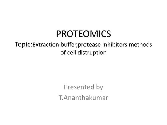 Methods of enzyme isolation and purification | PPTX