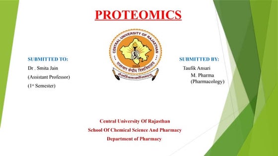 Report - Genomics and Proteomics .pdf
