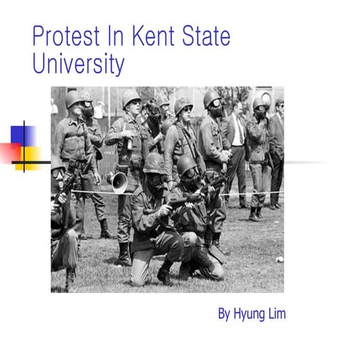 Protest In Kent State University | PPT