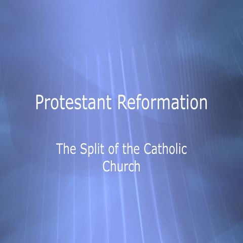 Protestant Reformation | PPT