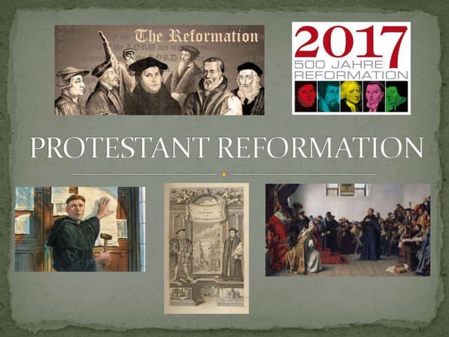 The protestant reformation powerpoint | PPT