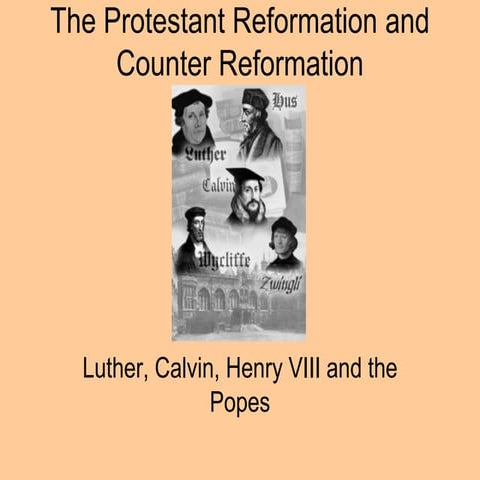 The protestant reformation powerpoint | PPT