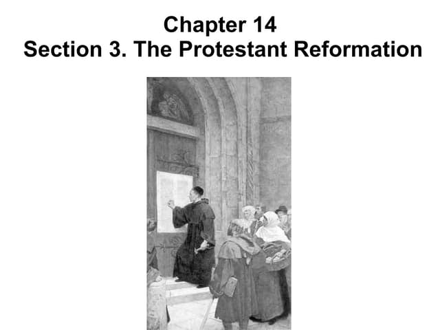 The protestant reformation powerpoint | PPT