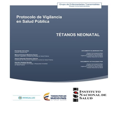 Pro tetanos neonatal | PDF