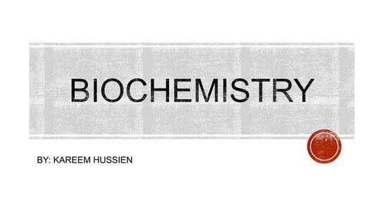 Biochemistry lecture notes proteins | PDF | Chemistry | Science