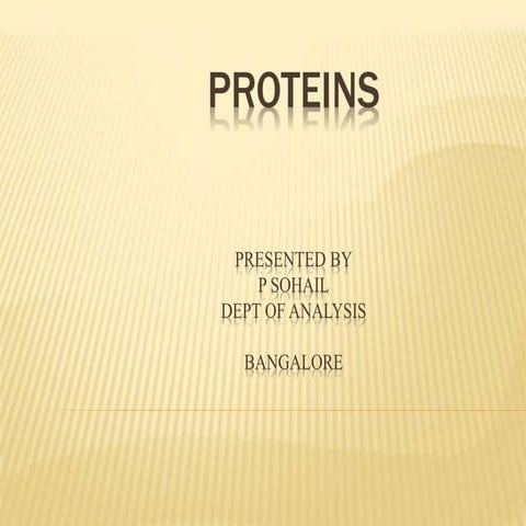chemistry and classification of amino acids\protiens | PPTX