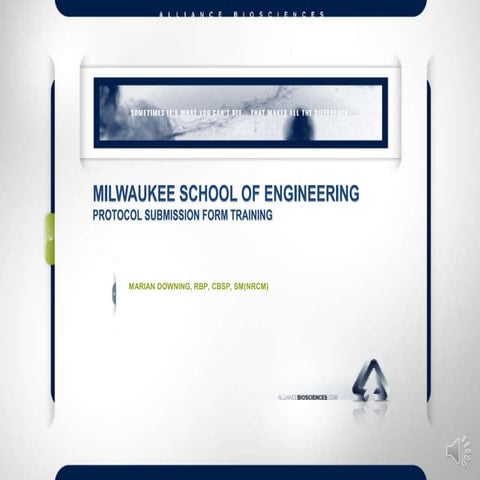 MSOE Protocol Training 2012-2013 | PPT