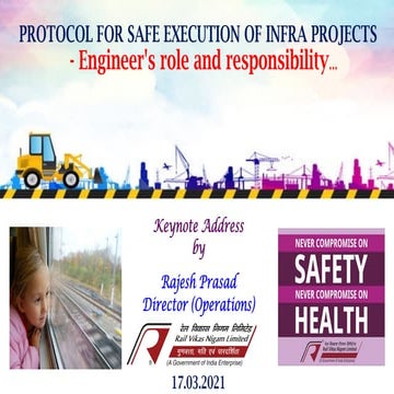 "Protocol for safe execution of Infra Projects" by Rajesh Prasad ...