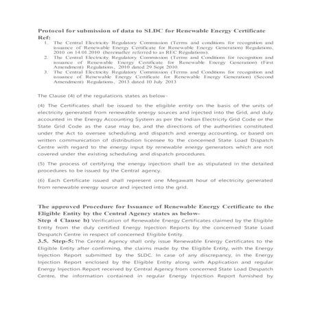 Protocol for submission of data to sldc for renewable energy ...