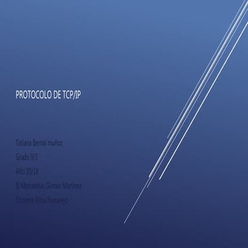 Protocolo de tcp | PPTX | Computer Networking | Computing