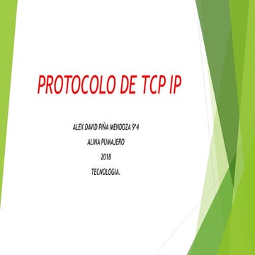 Protocolo de tcp ip | PPTX
