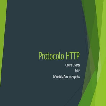 Protocolo http | PPTX