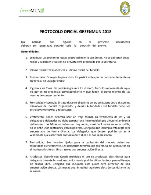 Reglamento general movenu | PDF | Education