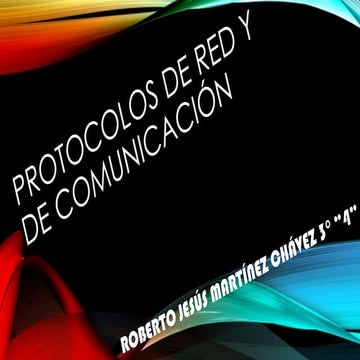 Protocolos de red | PPTX