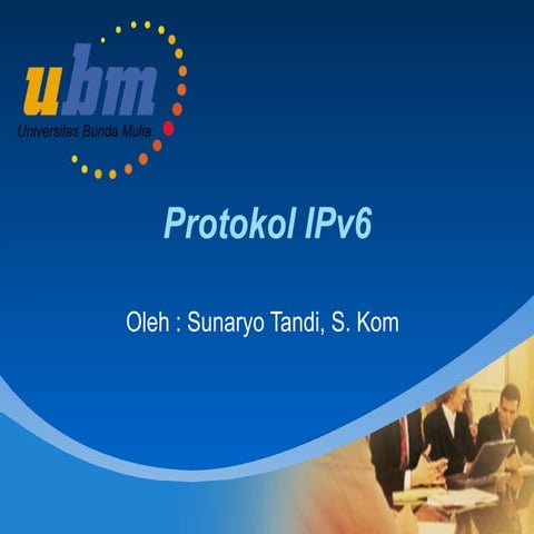 Protokol IPv6 | PPT