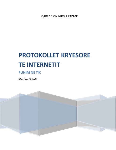 Rrjetat kompjuterike [Informatik] | PPT
