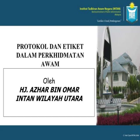 PROTOKOL PENGURUSAN MAJLIS.PPT UNTUK KEGUNAAN PENDIDIKAN | PPT