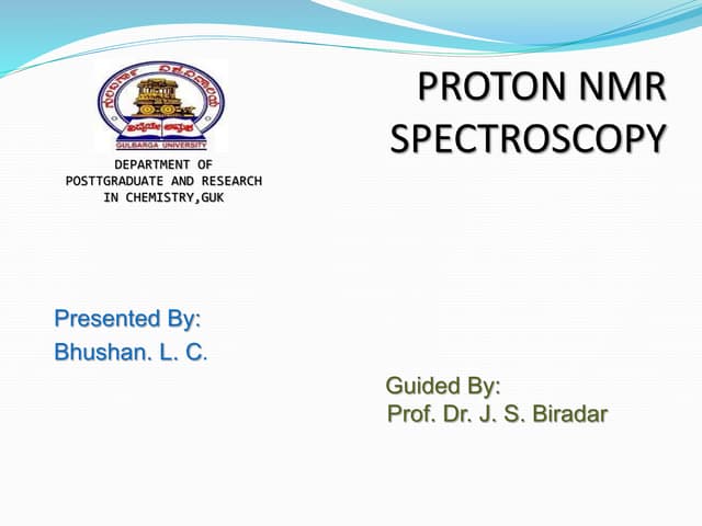 NMR spectroscopy.ppt instrumentation, principle | PPT