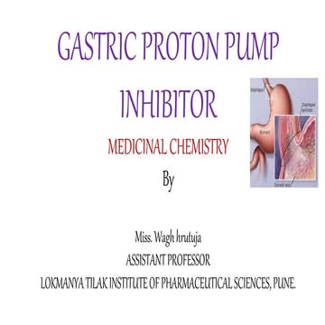 Proton pump inhibitor | PPTX