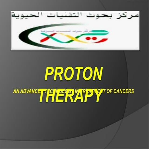 Proton therapy | PPTX