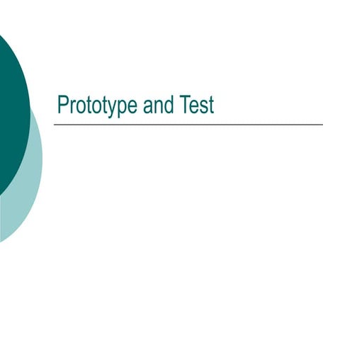 Prototype and test | PPT