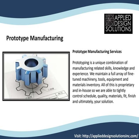 Prototype manufacturing | PPT