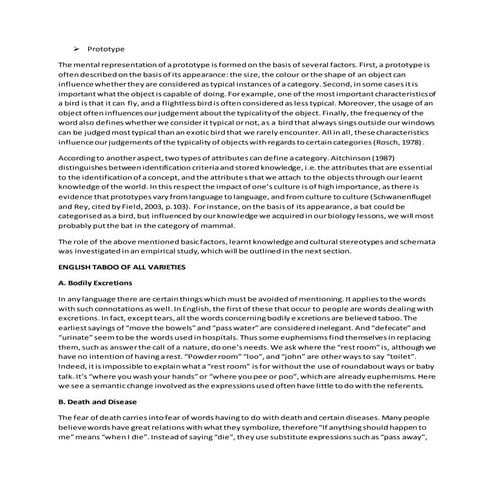 Prototype,taboo dan euphemism socio | PDF