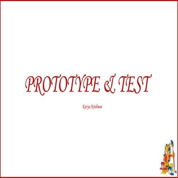 Prototype & test | PPT