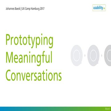 Prototyping Meaningful Conversations | PDF