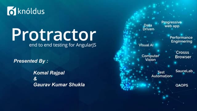 Protractor End To End Testing For Angularjs Ppt 3084