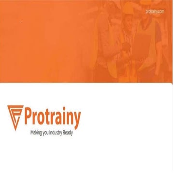 Protrainy Pitch Deck - used to pitch maybe helpful for reference | PPTX