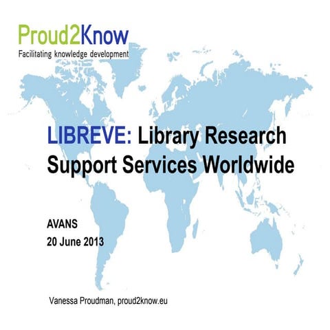 LIBREVE: Library Research Support Service Worldwide | PPT