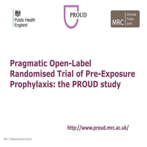 Pragmatic Open-Label Randomized Trial of Pre-Exposure Prophylaxis: the ...