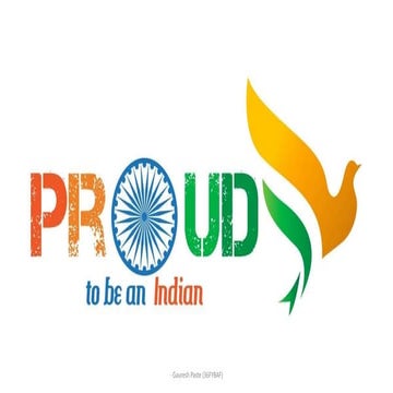 Proud to be an indian | PPTX