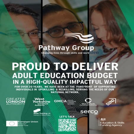 Proud to deliver adult education budget in a high quality impactful way ...