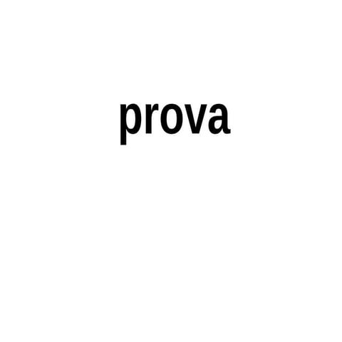 Prova | ODP